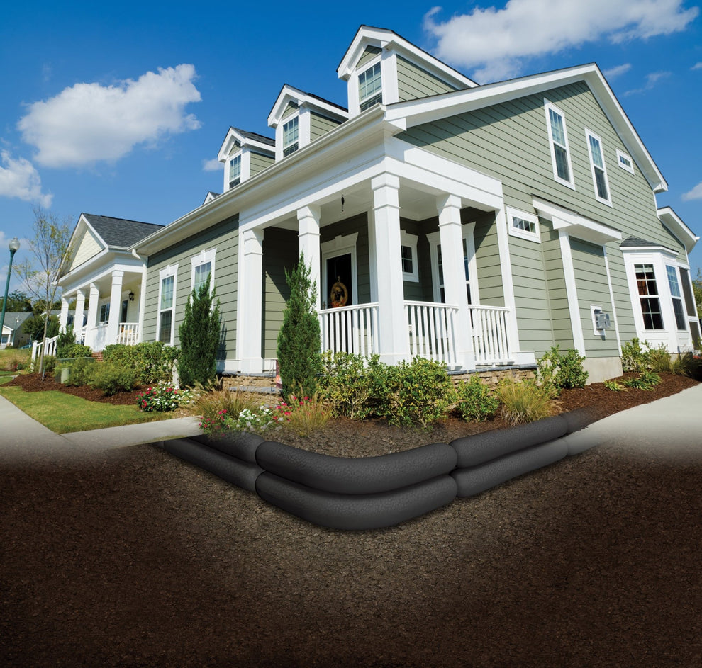 EZ FLOW French Drain | Easy Water Drainage for Landscaping – Landscape ...